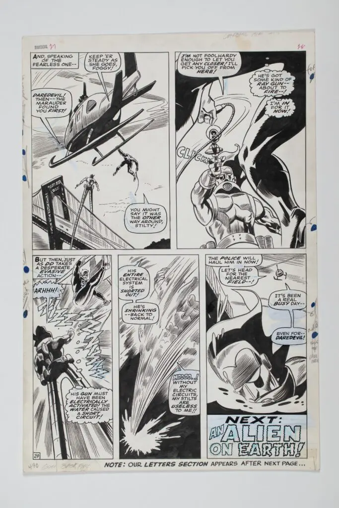 Gene Colan | Comic Art by Bob’s Original Comic Art