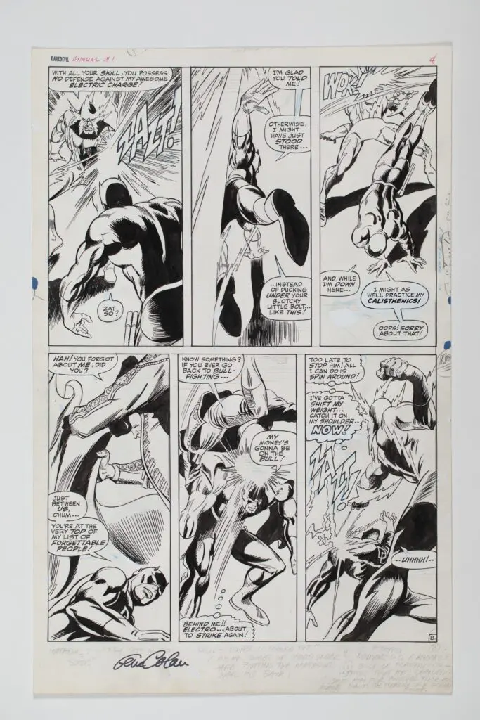 Gene Colan | Comic Art by Bob’s Original Comic Art